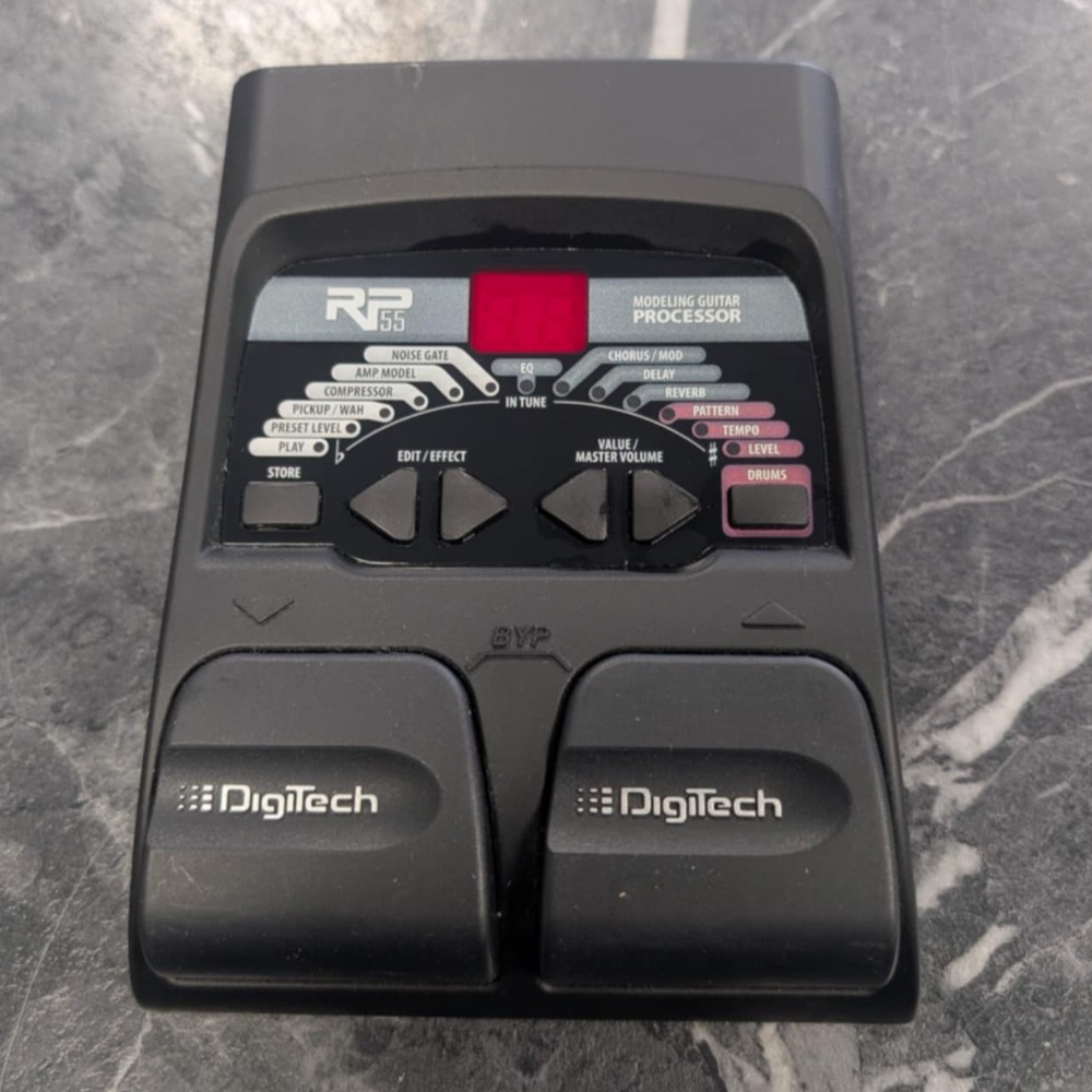 Pre-owned DIGITECH RP55 MODELING GUITAR PROCESSOR - Own4Less